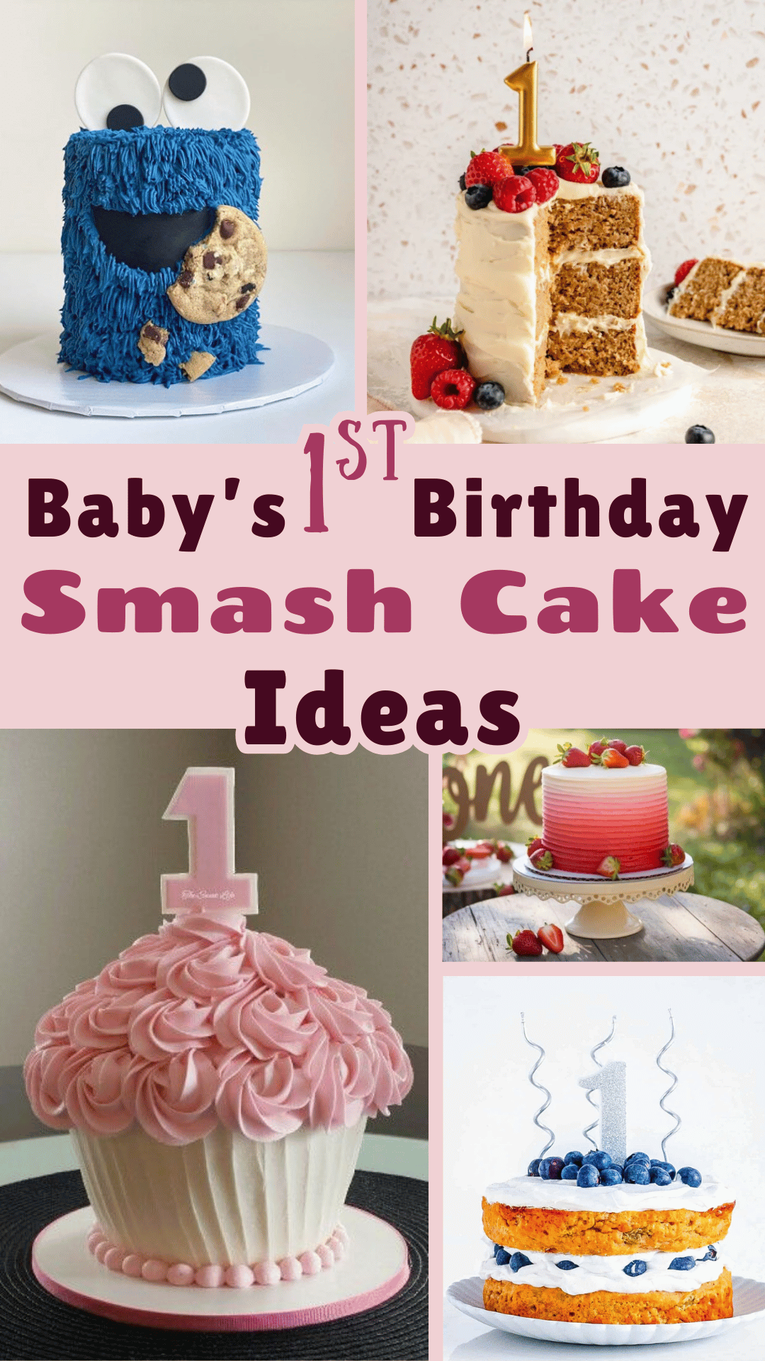 Smash Cake Ideas for Your Baby’s First Birthday