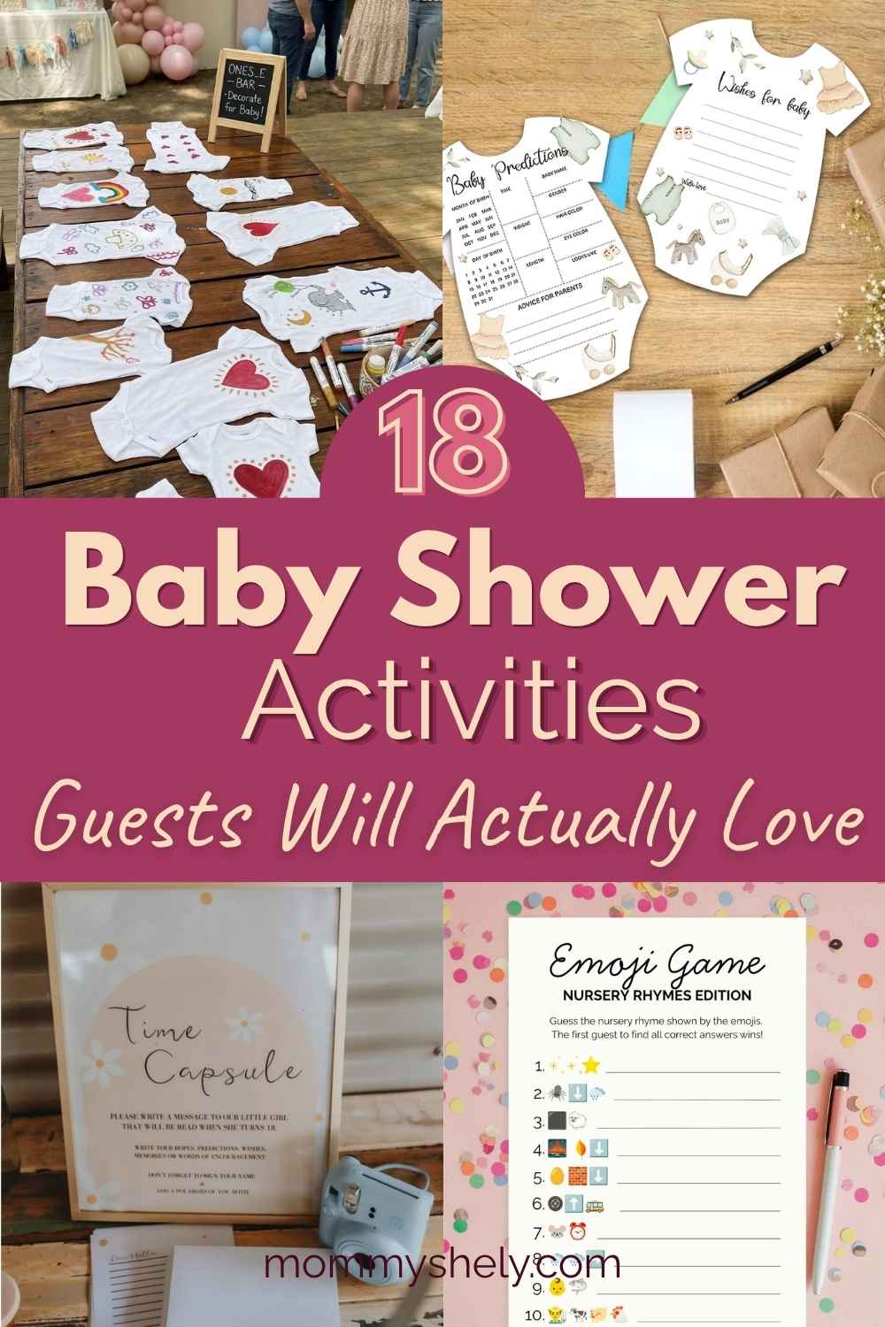 18 Unique Baby Shower Activities Guests Will Actually Love